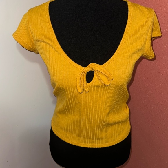 Forever 21 | Tops | Yellow Ribbed Top | Poshmark